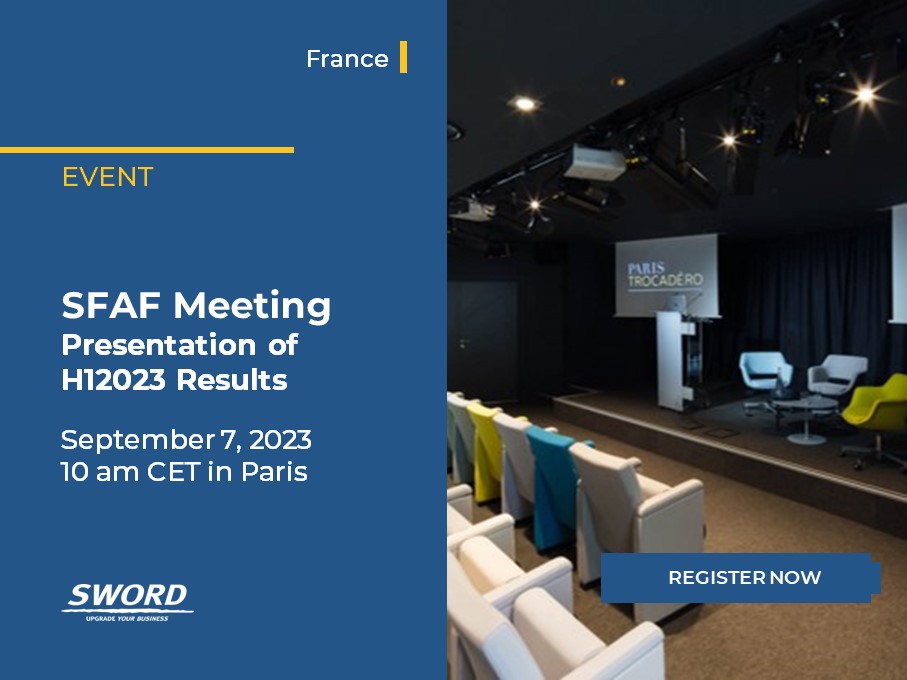 SFAF Meeting | Presentation of H12023 Results - Sword Group