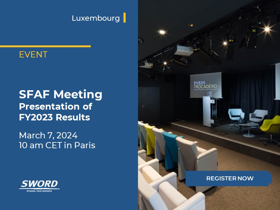 SFAF Meeting | Presentation of FY2023 Results - Sword Group