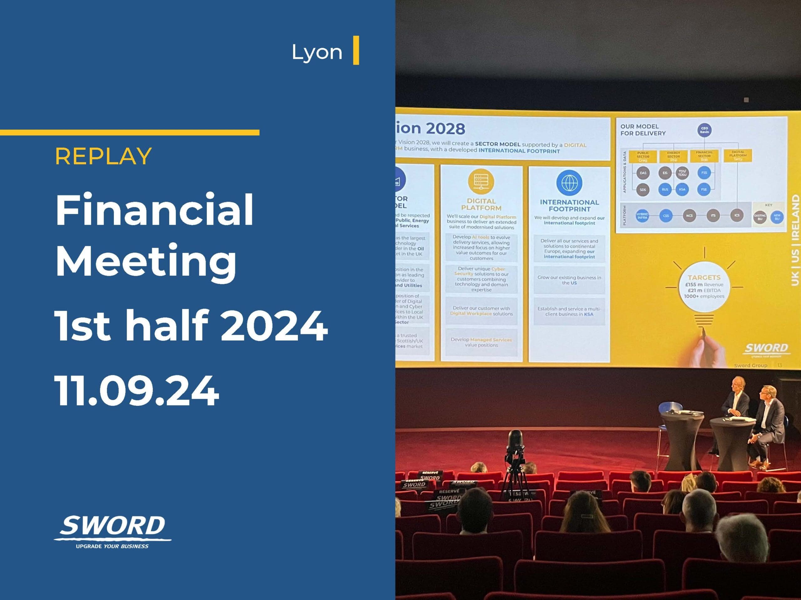 Sword Group | Replay of the Financial Meeting on H1 2024 Results - 11.09.24 - Sword Group