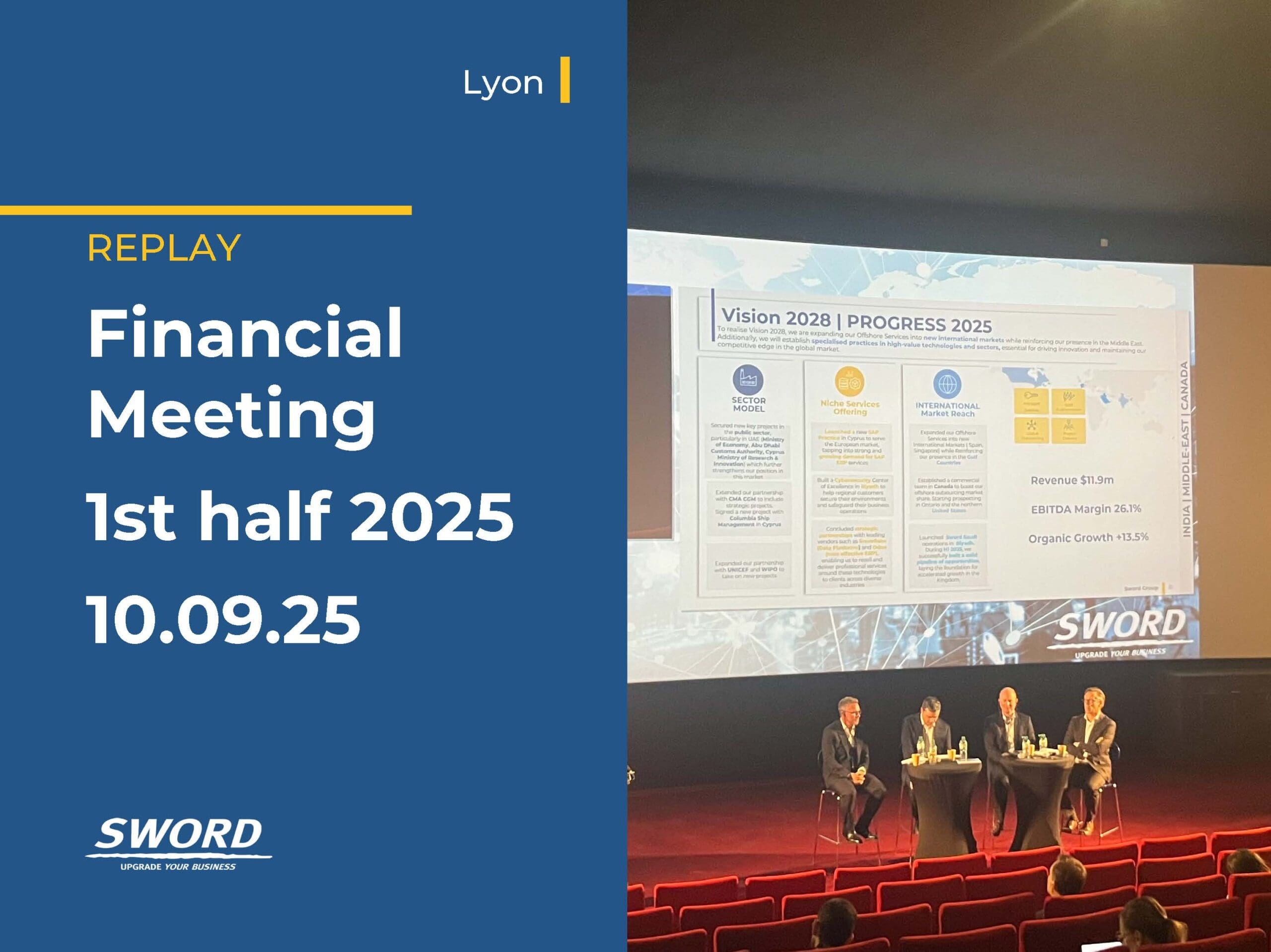 Sword Group | Replay of the Financial Meeting on H1 2025 Results - 10. ...